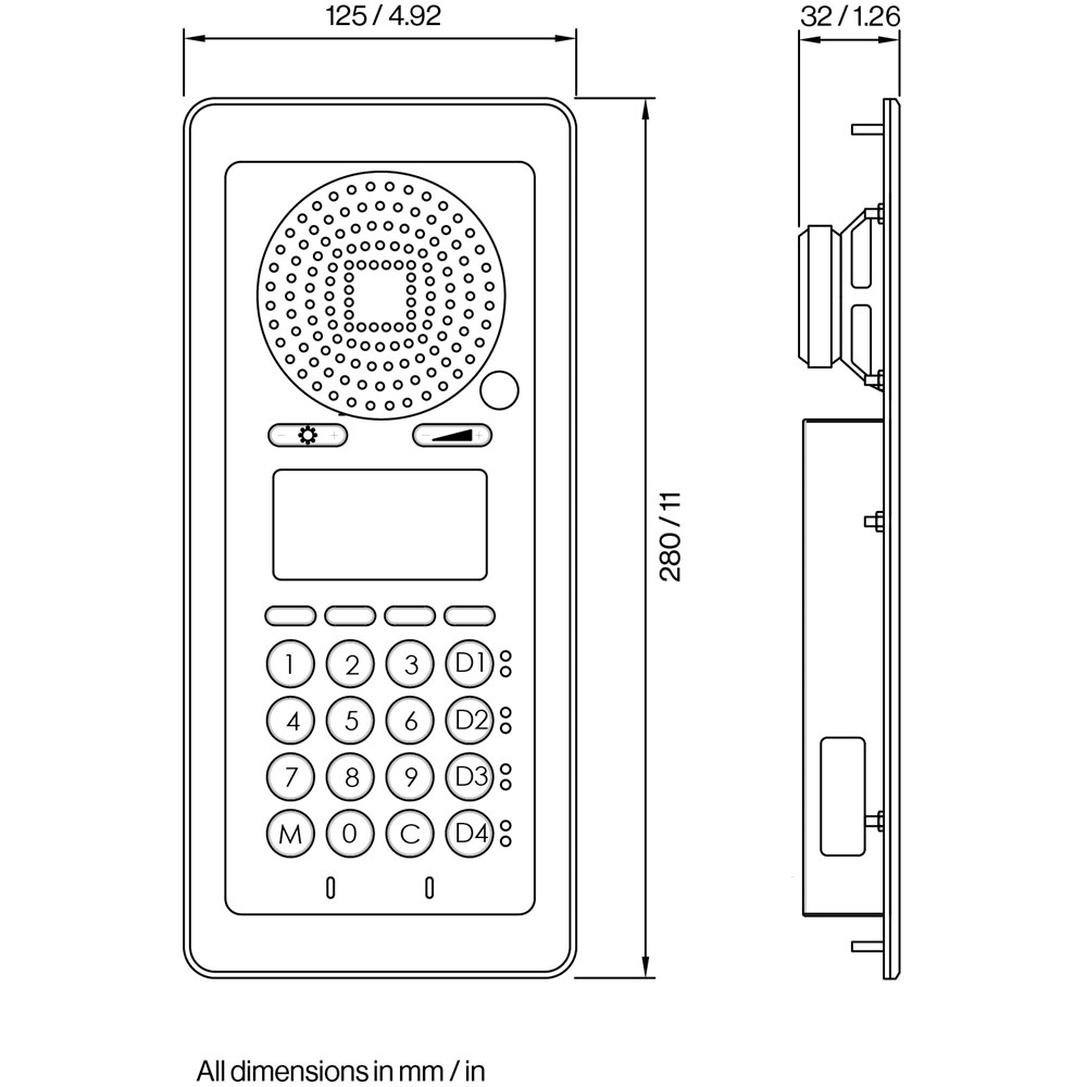 IP Flush Master, Display-V2 CRM-V-2 - Amber Technology New Zealand