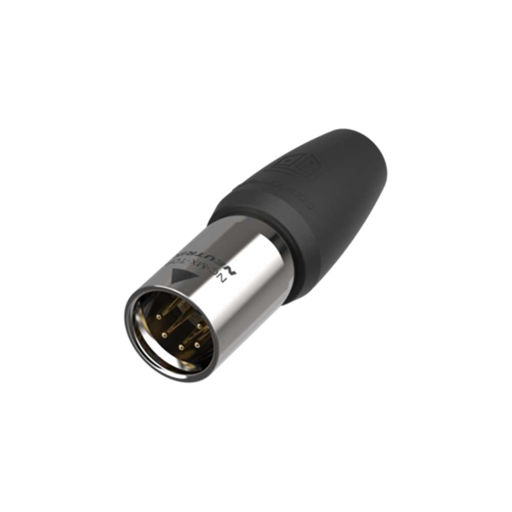 XLR TOP male 5 pole cable connector - Amber Technology New Zealand