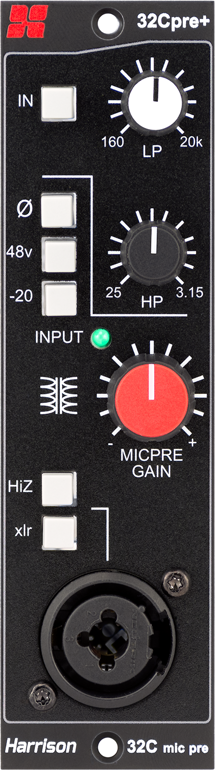 Harrison 500-series 32C Preamp - Amber Technology New Zealand