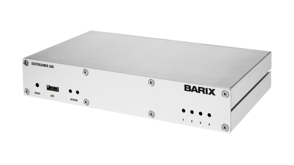Barix Exstreamer 500 Encoder/Decoder | Audio Decoder - Amber Technology ...