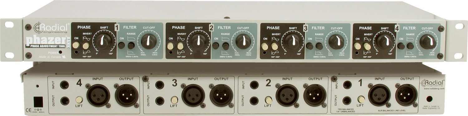RADIAL PHAZERBANK - Phase Adjuster | Radial Engineering - Amber ...