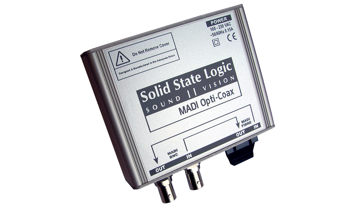 SSL Delta-Link Madi Optical to Coax | Solid State Logic - Amber Technology New Zealand