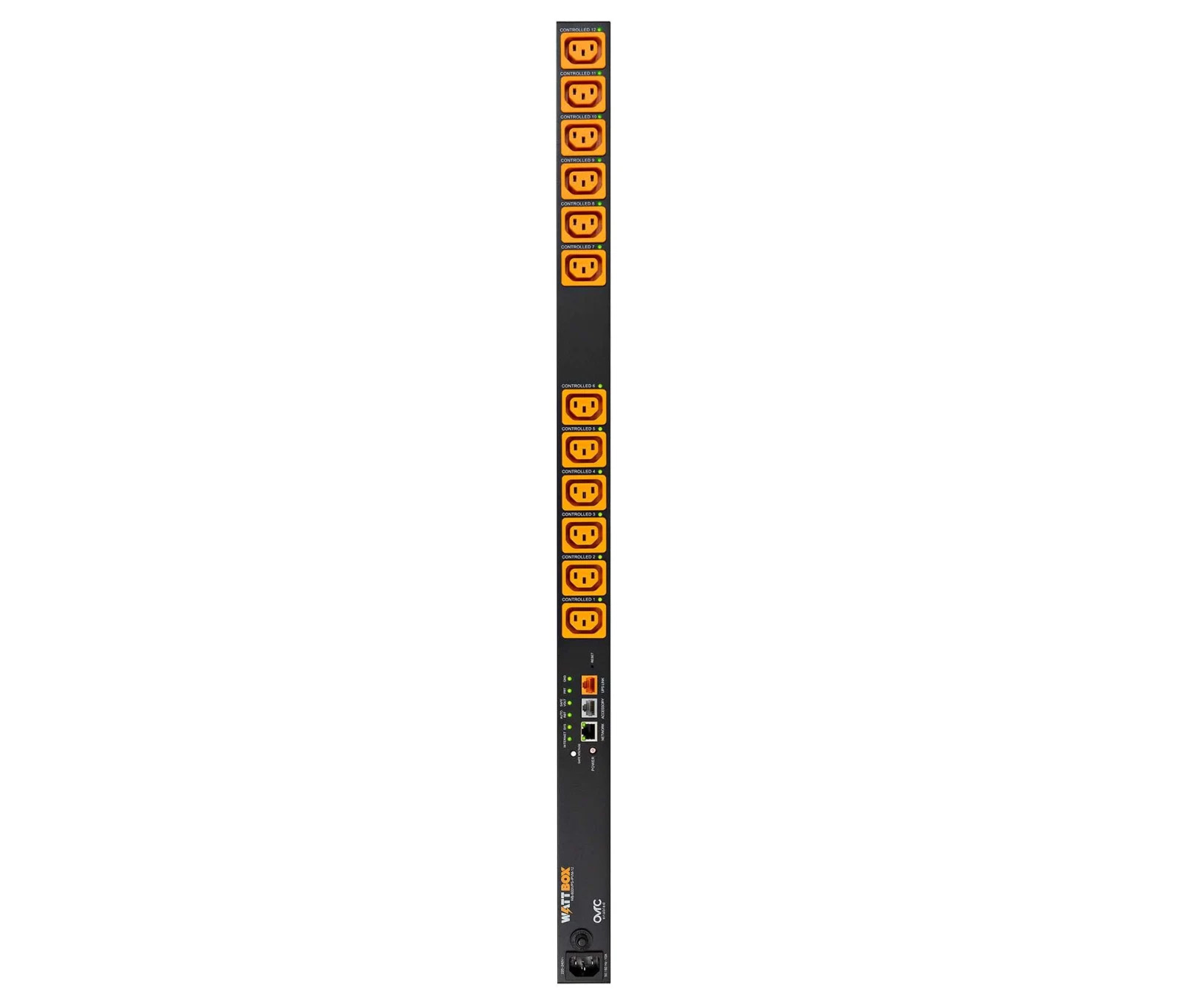IP Vert Power Strip 12 outlets WB-8 - Amber Technology New Zealand