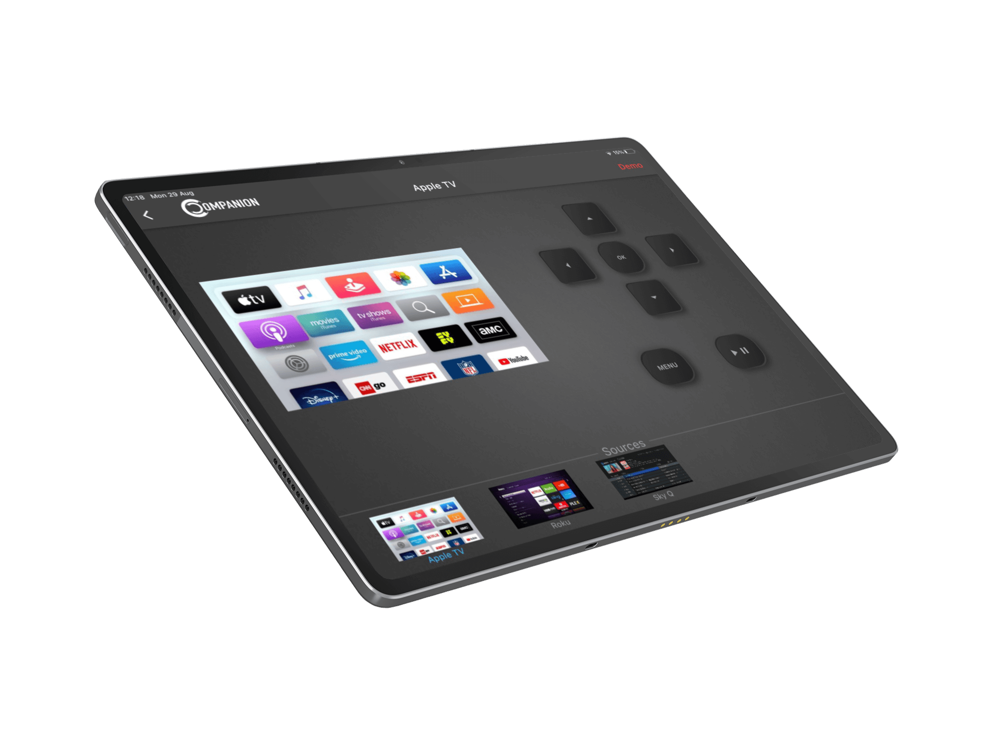 Companion control App License 1 tab - Amber Technology New Zealand