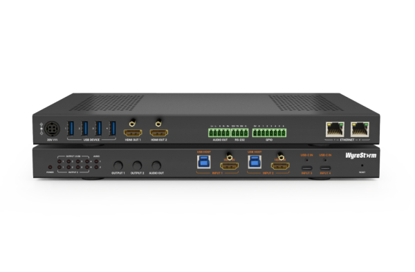 4K HDR 4 X 2 USB-C matrix with MST. - Amber Technology New Zealand