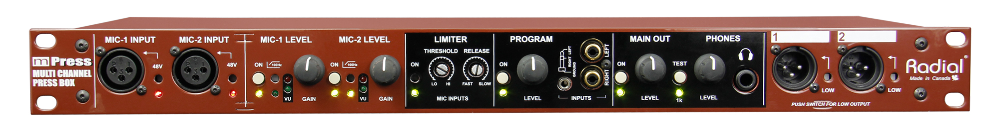 RADIAL MPRESS - Broadcast Press Box | Radial Engineering - Amber ...