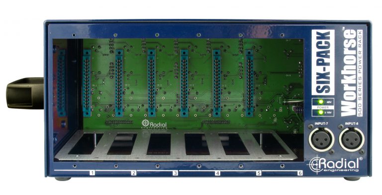 RADIAL SIXPACK - Portable 6 slot po | Radial Engineering - Amber Technology New Zealand